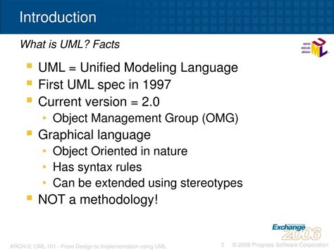 Ppt Arch 2 Uml 101 From Design To Implementation Using Uml