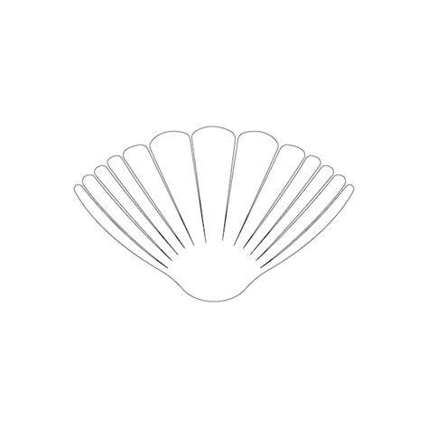 Vector De Logotipo De Conchas Vector Premium