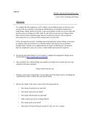 Exploring Network Security With Nmap For IST266 Assignment Course Hero