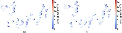 A The Wind Direction Recorded At Each Turbine Across The Wind Farm At Download Scientific