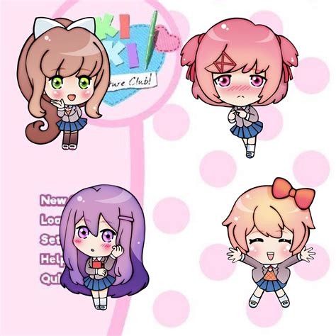 Yuri Monika Sayori Natsuki Ddlc Gacha Club Anime Animation Fandoms My