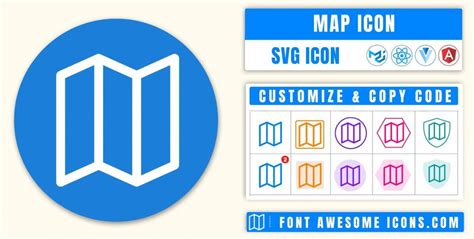 Map Icon Svg Code — Download Path Html