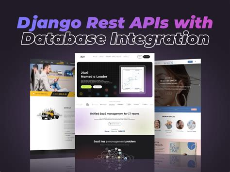 Fast And Scalable Django Rest Framework Apis With Database Integration Upwork