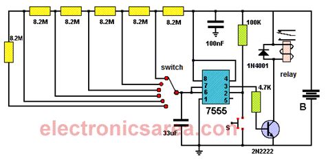 Off Delay Timer Circuit Diagram