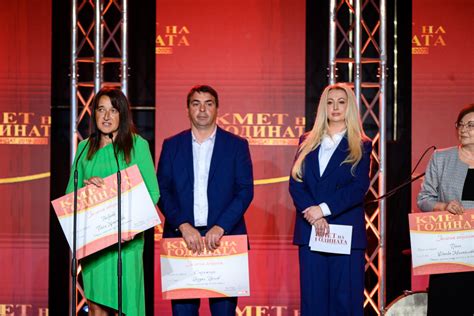 Таня Христова с награда „Зелена община“ в конкурса „Кмет на годината“ за мандат 2019 2023 г