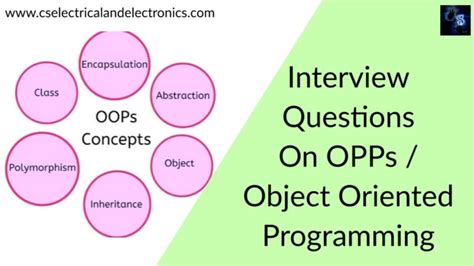 Cpp Interview Questions Object Oriented Programming Questions