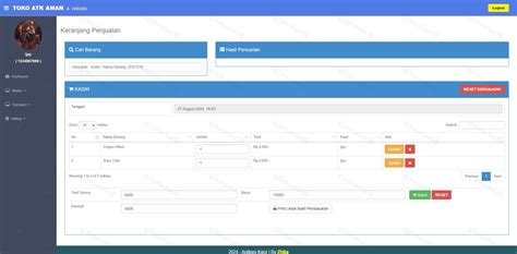 Sistem Informasi Toko Berbasis Web Php