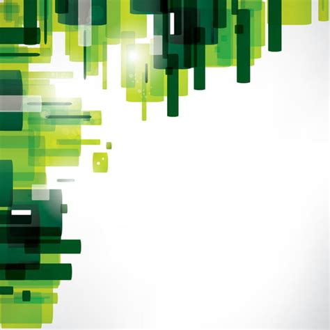 녹색 추상 미술 벡터 자료 Eps Uidownload