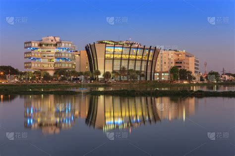 印度班加罗尔水平画幅建筑夜晚无人城市天际线建筑外部户外现代