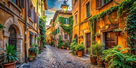 A Romantic Stroll Down Trasteveres Narrow Cobblestone Streets Exploring