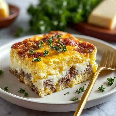 Easy Sausage And Egg Casserole Recipe A Breakfast Comfort Delight