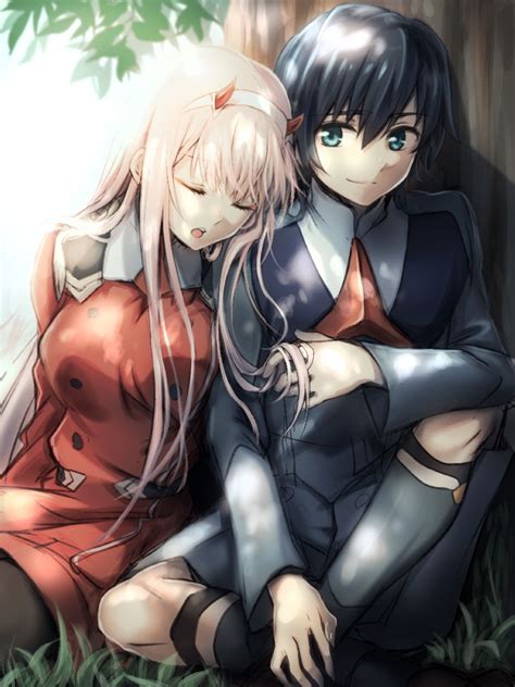 Zero Two And Hiro Darling In The Franxx Drawn By Herozu Xxhrd Danbooru