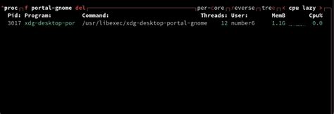 F39 Xdg Desktop Portal Gnome Takes A Lot Of Memory When Using