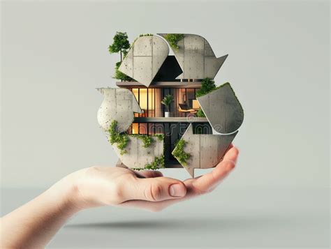 Eco Energy Efficient House Concept A Hand Holding A Home Architecture