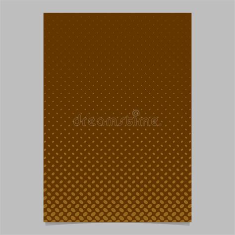 Abstract Halftone Ellipse Pattern Brochure Template Vector Poster