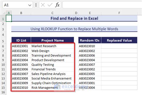 Find And Replace In Excel A Complete Guideline Exceldemy