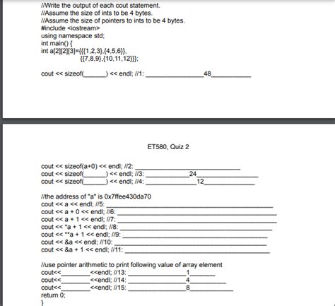 solved i write the output of each cout statement i assume