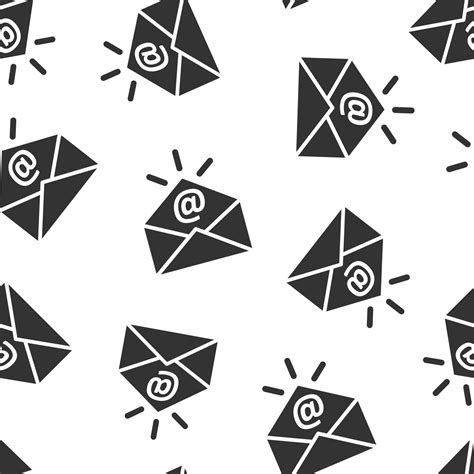 Email Message Icon In Flat Style Mail Document Vector Illustration On