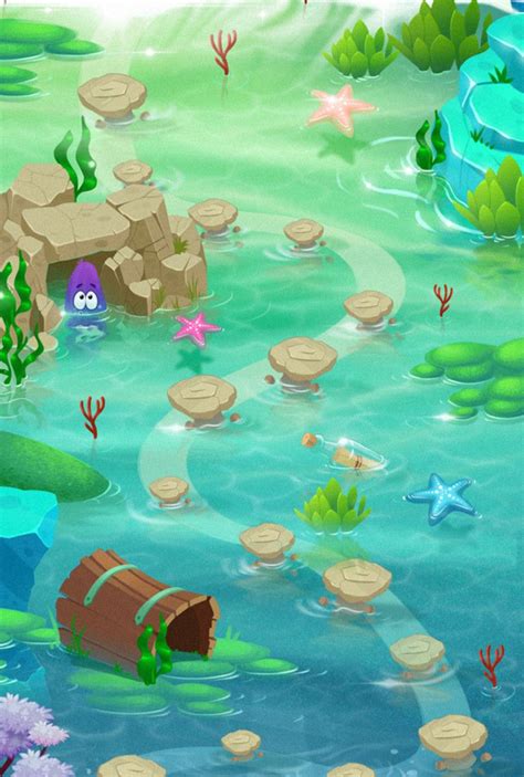 Artstation Maps For Match 3 Game Map Games Match 3 Games Game Design