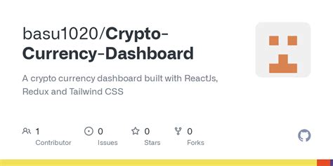 GitHub Basu Crypto Currency Dashboard A Crypto Currency Dashboard Built With ReactJs