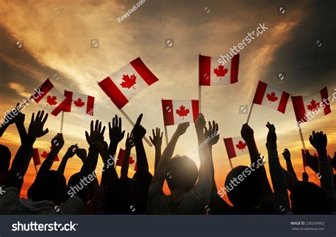 Canadian Flag Waving