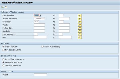 Building A Payment Block Workflow Process For Vend Sap Community