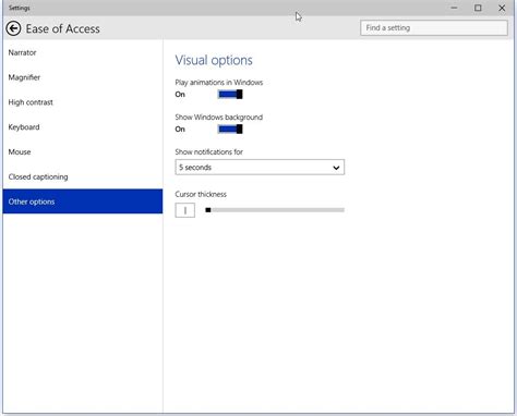 Windows 10 Build 9926 Gets Options To Disable Animations And Wallpaper Softpedia