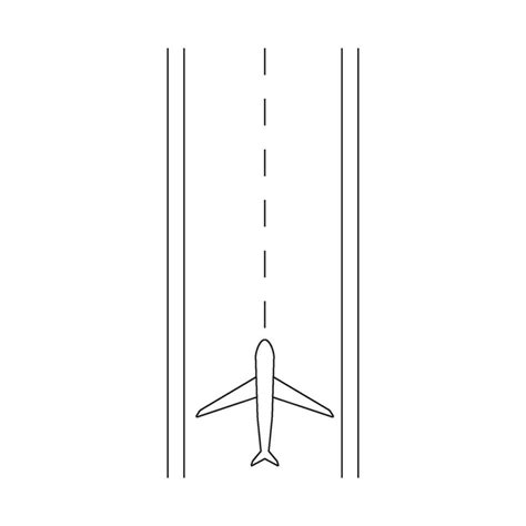 Runway Icon Vector 29567937 Vector Art At Vecteezy