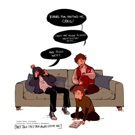 Craig Tucker Clyde Donovan And Scott Malkinson South Park Drawn By