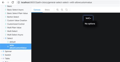 Select With Allowcustomvalue Not Allowing Custom Values · Issue 22099