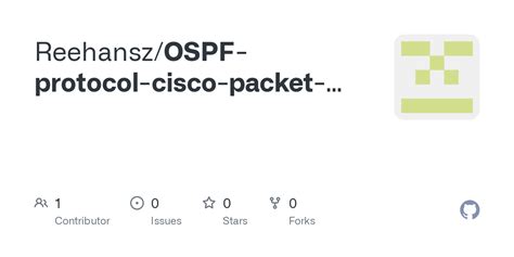 Github Reehansz Ospf Protocol Cisco Packet Tracer