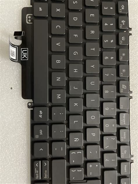 Dell Latitude 5530 5540 Precision 7670 Laptop Backlit Spanish Keyboard