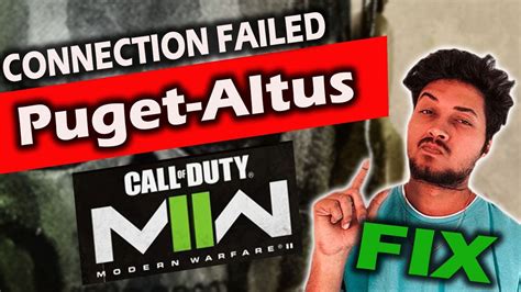 Troubleshooting The Puget Altus Connection Error In Call Of Duty Games James Sports