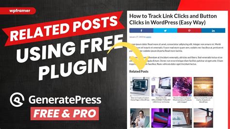 How To Add Related Posts After Content Wordpress Generatepress Theme Youtube