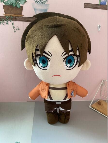 40cm Orange Eren Yeager Attack On Titan Stuffed Toy Plush Attack On Titan Plush Shop Offcial