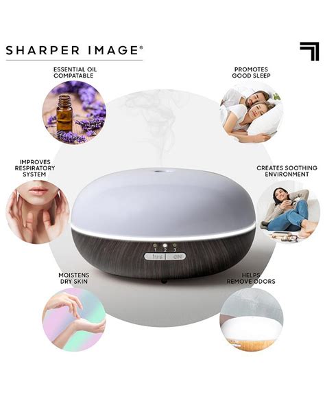 Sharper Image Diffuser Ultrasonic Aromatherapy Dome Led 100ml Macys