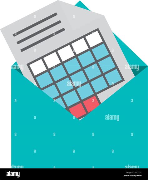 Graph Chart And Envelope Icon Stock Vector Image And Art Alamy