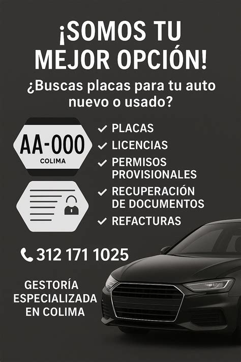 Gestoria Especializada En Colima