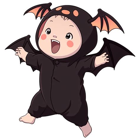 Bébé Sur Halloween Chauve Souris Costume 28192110 Png