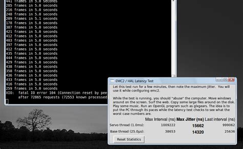 unexpected real time delay linuxcnc