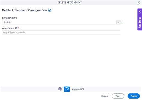 Delete Attachment Servicenow Activity