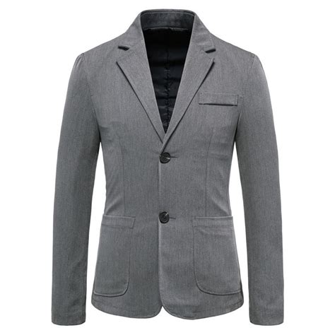 Badu Bg Мъжки блейзър Мъжки костюм Яке Палто Сватба Кум Кум Младоженец Елегантен ежедневен