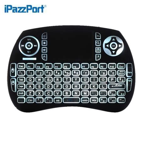 High Quality GHz USB Mini Wireless QWERTY Keyboard With TouchPad And Backlit For Google