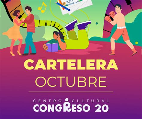 Cartelera De Actividades Del Mes De Octubre En El Centro Cultural