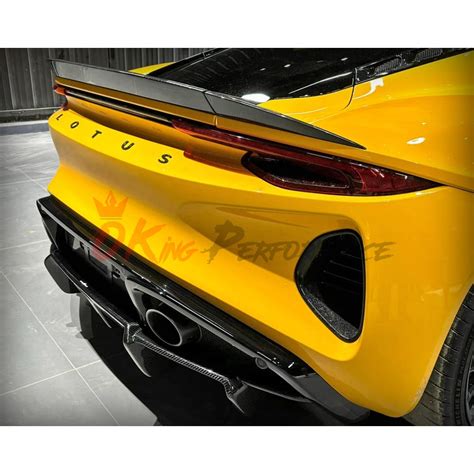 Od Style Dry Carbon Fiber Rear Spoiler Trunk Wing For Lotus Emira