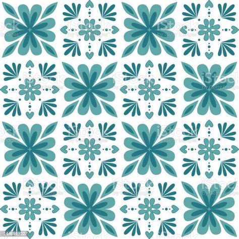 세라믹 타일 디자인 에메랄드 그린 색상 화려한 아랍어 모로코 패턴 벡터 일러스트 레이 션에 대 한 광장 모자이크 마졸리카에 대한 스톡 벡터 아트 및 기타 이미지 Istock