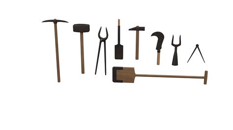 Roman Construction Tools 3d Model Turbosquid 2249144