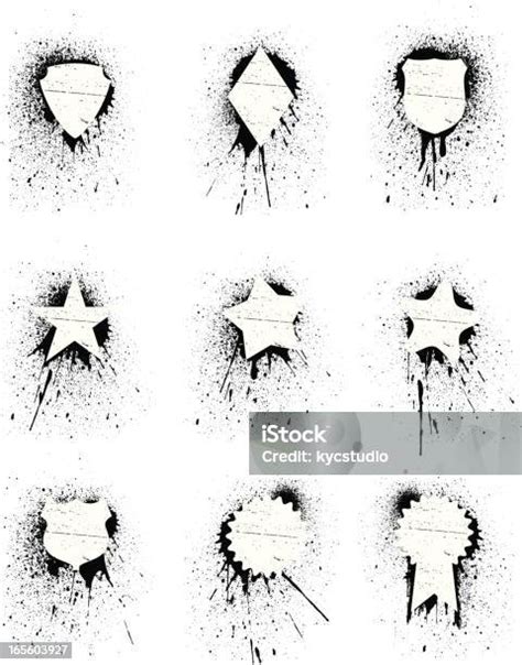 그런지 스텐실 형태 그런지 이미지 기법에 대한 스톡 벡터 아트 및 기타 이미지 그런지 이미지 기법 더러운 0명 Istock