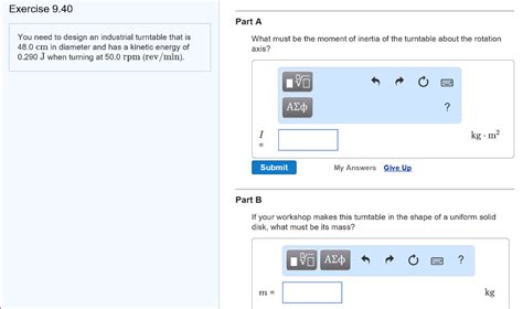 Solved You Need To Design An Industrial Turntable That Is