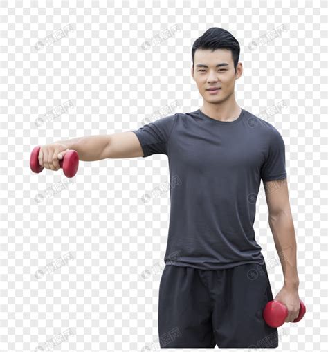 男青年锻炼身体元素素材下载 正版素材400966415 摄图网